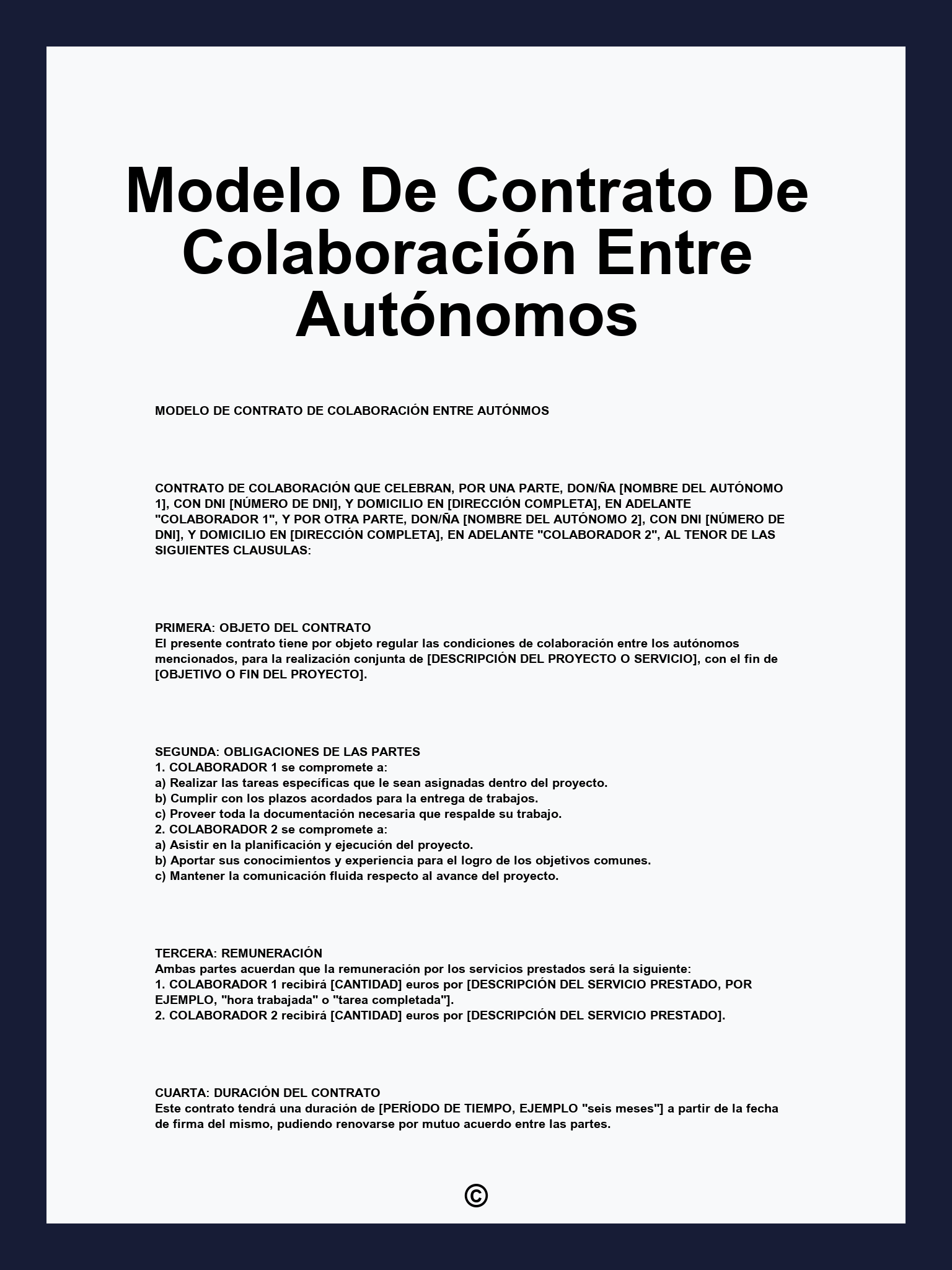 Introducir 74 Imagen Modelo De Contrato Privado Entre Dos Personasejemplos De Contratos De Servicios