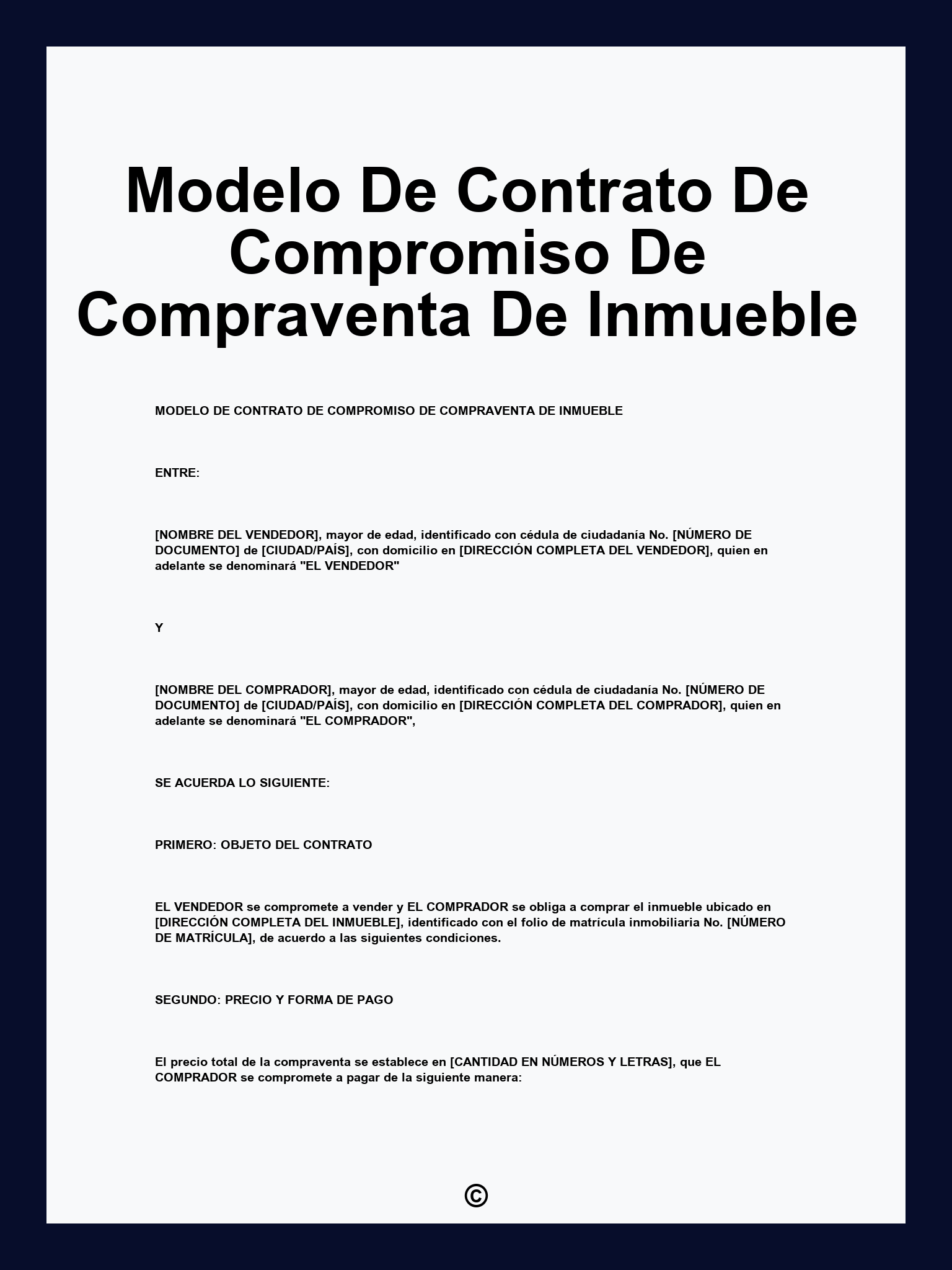 Modelo De Acuerdo De Pago